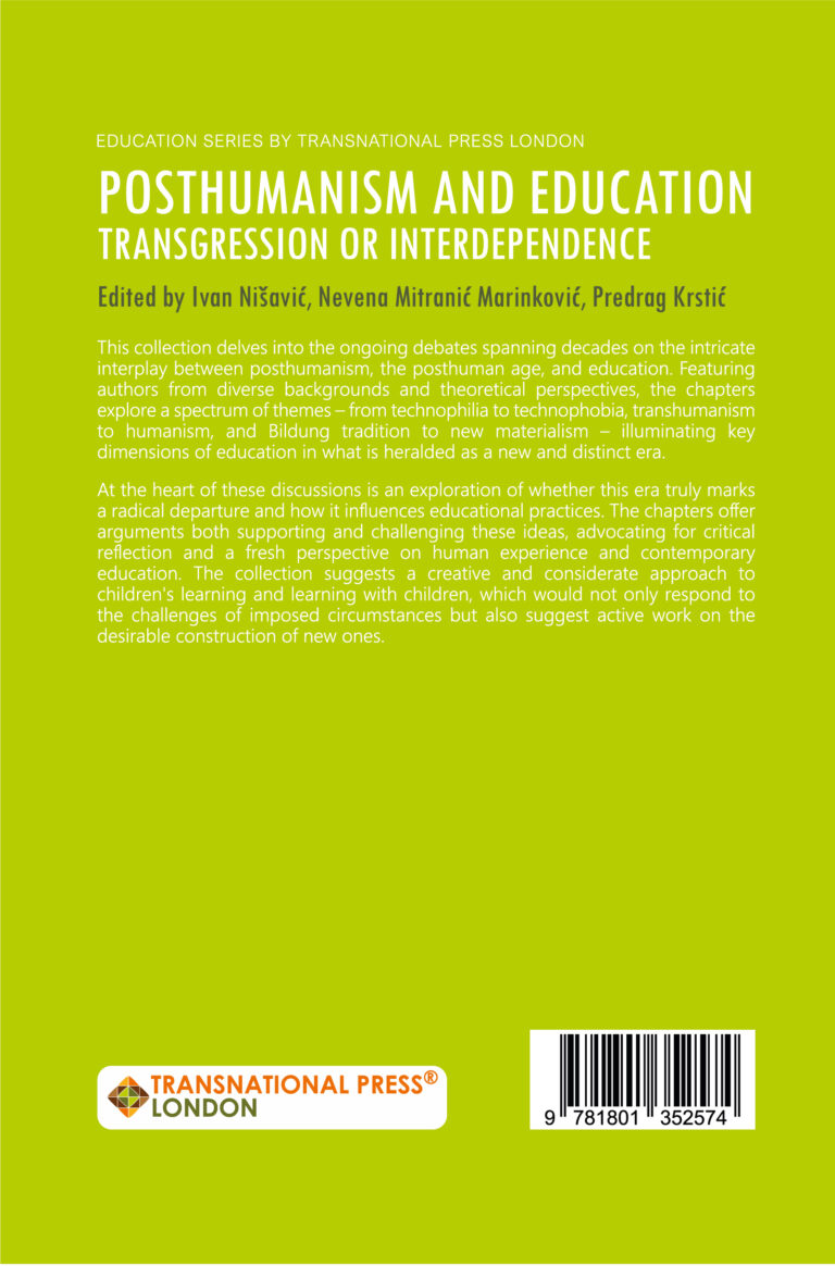 Posthumanism and Education: Transgression or Interdependence ...